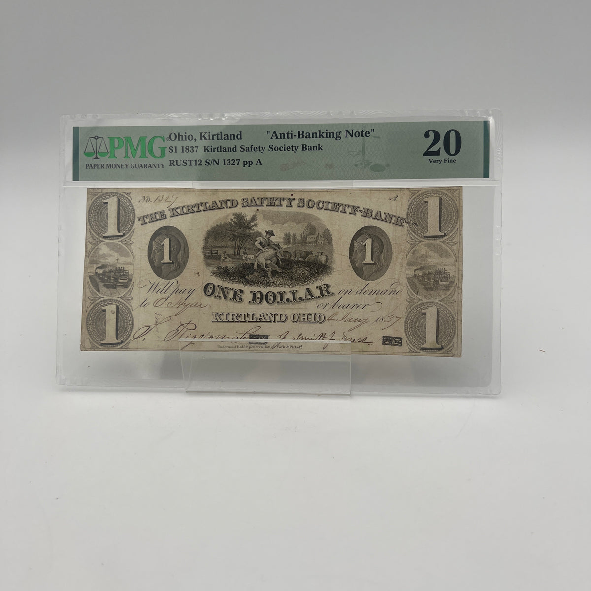 1837 Kirtland Safety Society "Anti-Bank" Note – Moons Rare Books