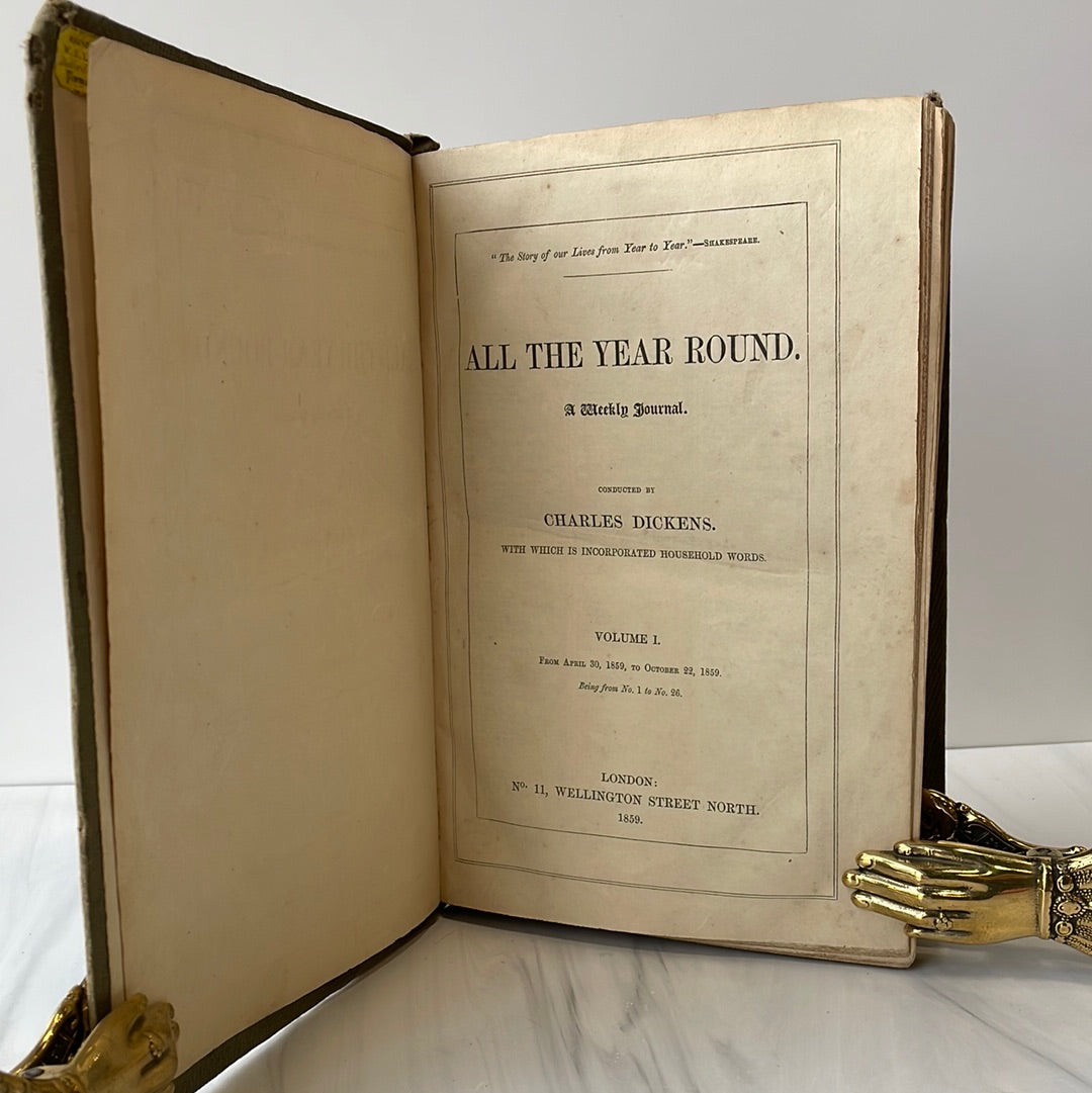 -All The Year Round with Tale of Two Cities* – Moons Rare Books