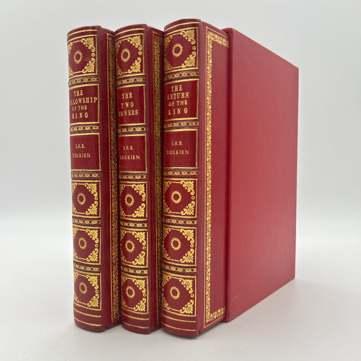 Lord of the Rings Trilogy - Gilded Red Leather – Moons Rare Books